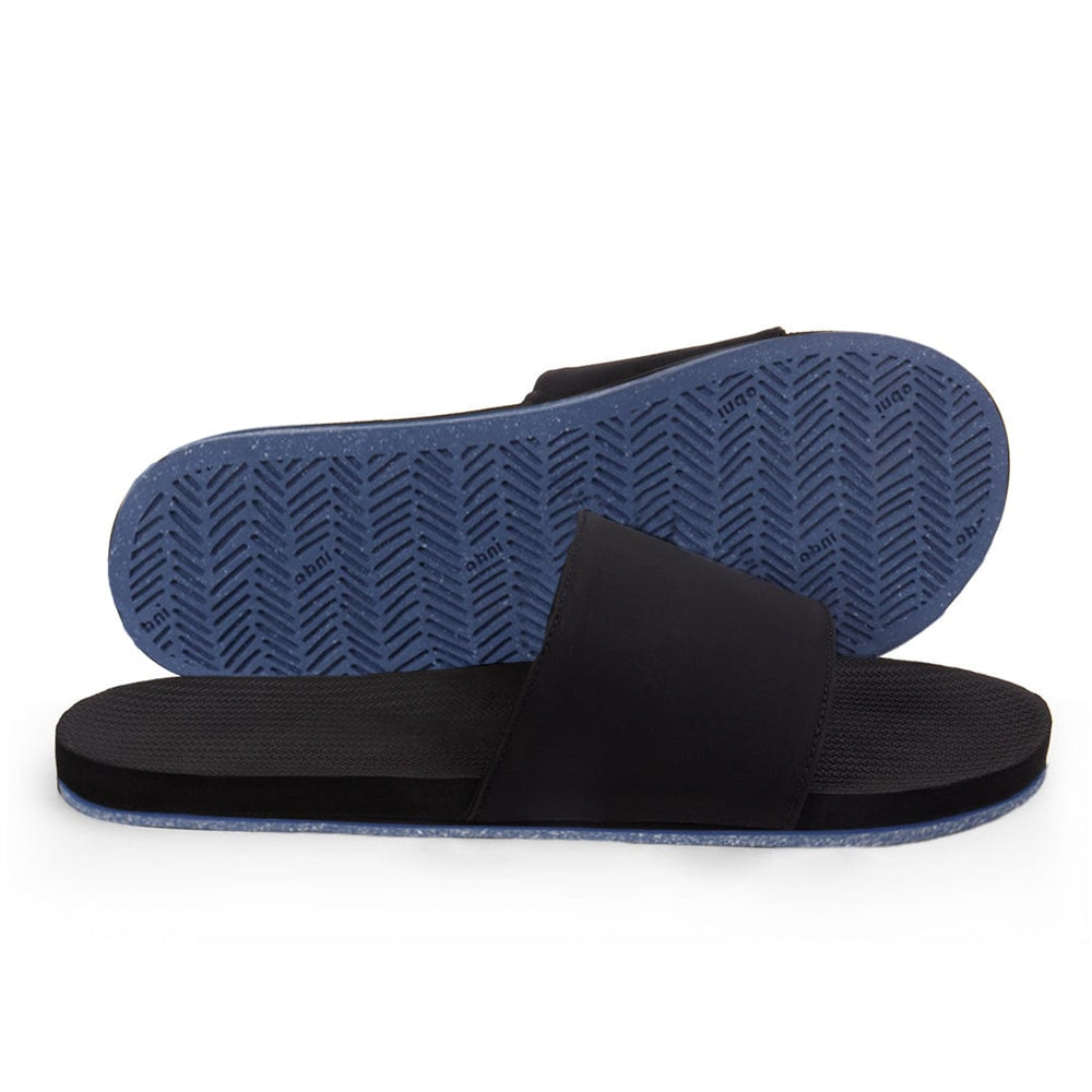 Men’s Slide Sneaker Sole | Indigo Sole/Black | Sustainable Sandals